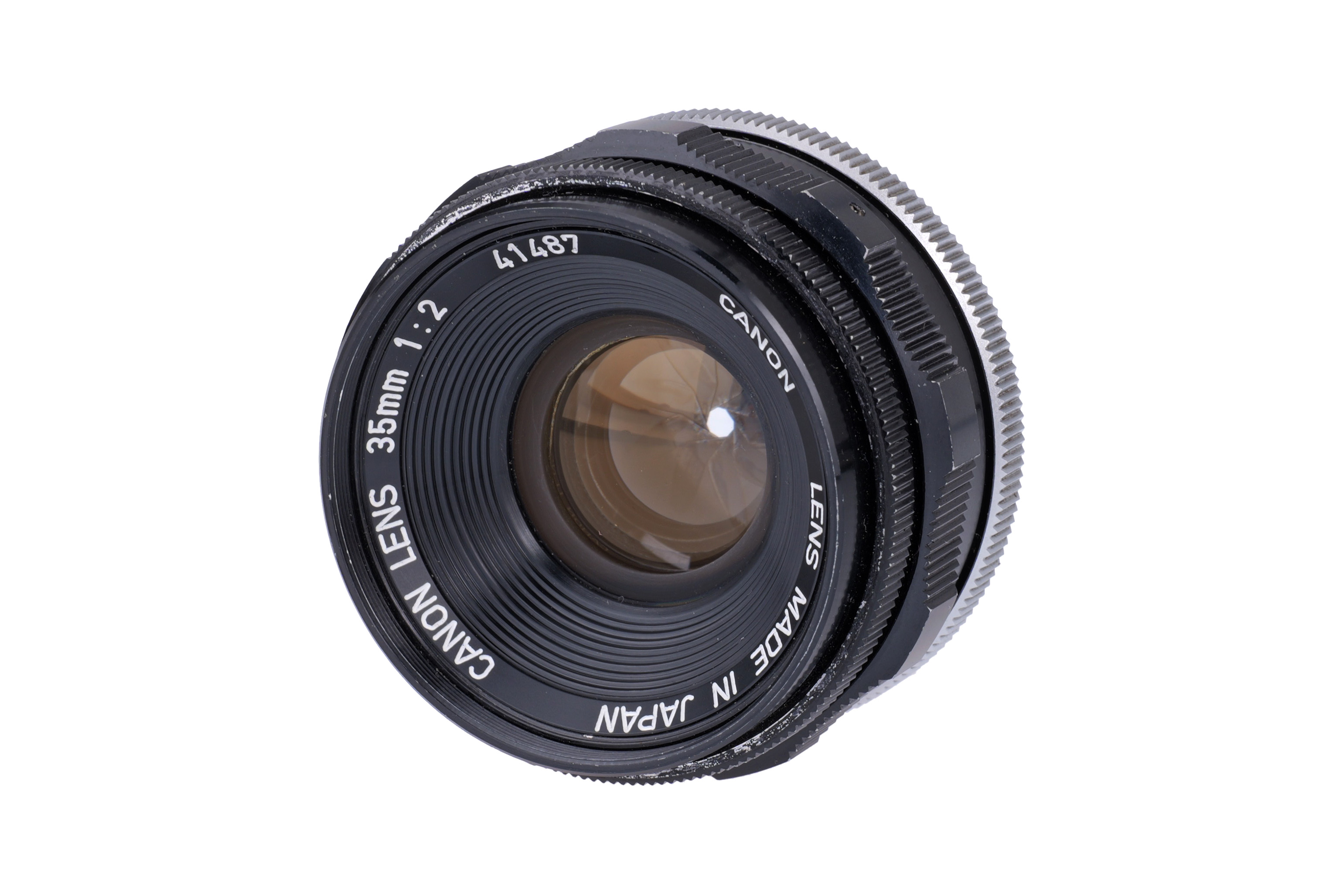 Lot 17 - A Canon 35mm f/2 LTM Camera Lens,