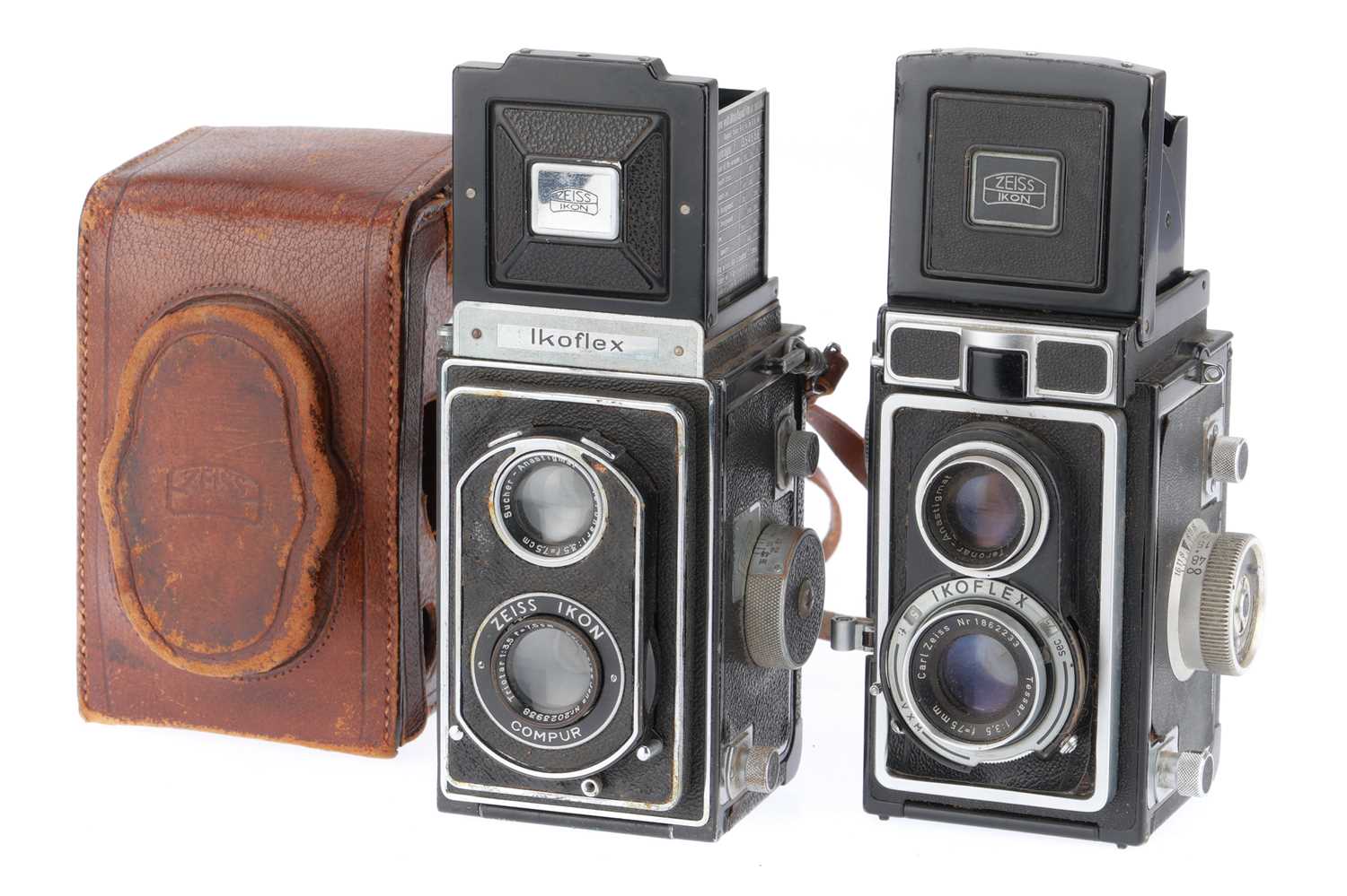 Lot 119 - A Pair of Zeiss Ikon Ikoflex TLR Cameras,