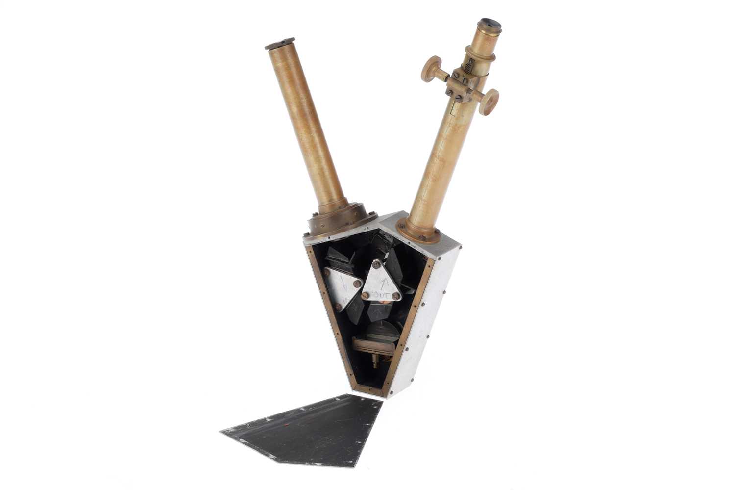 Lot 311 - Adam Hilger-Type Brass & Aluminium Telescope
