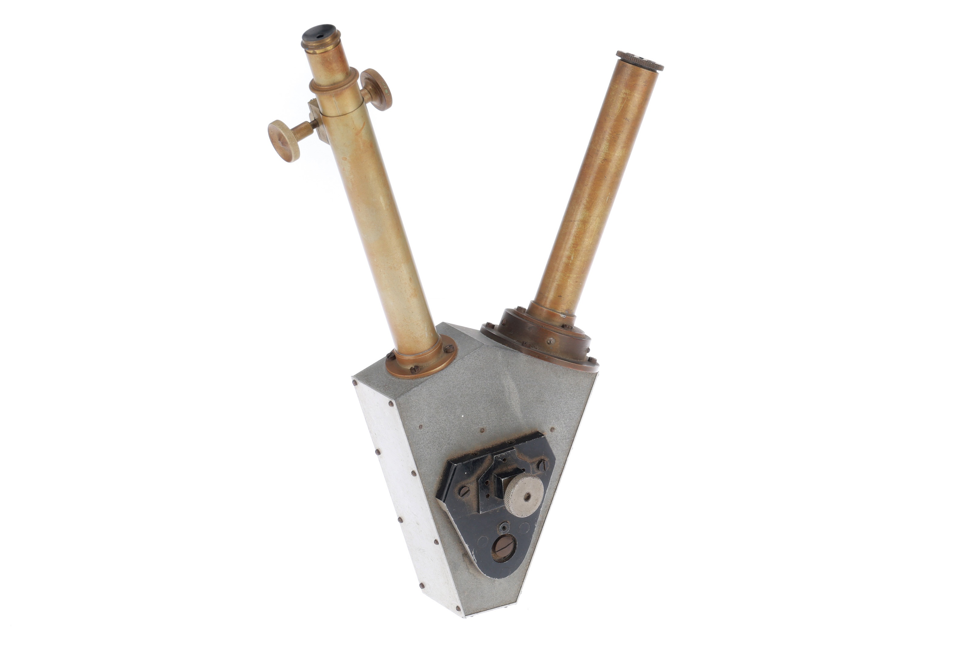 Lot 311 - Adam Hilger-Type Brass & Aluminium Telescope