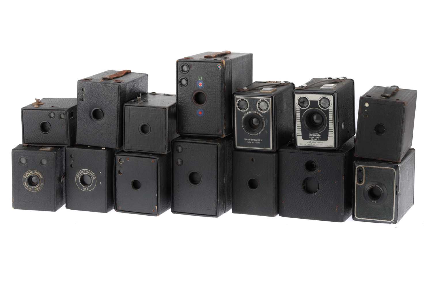 Lot 24 - A Selection of Box Cameras,