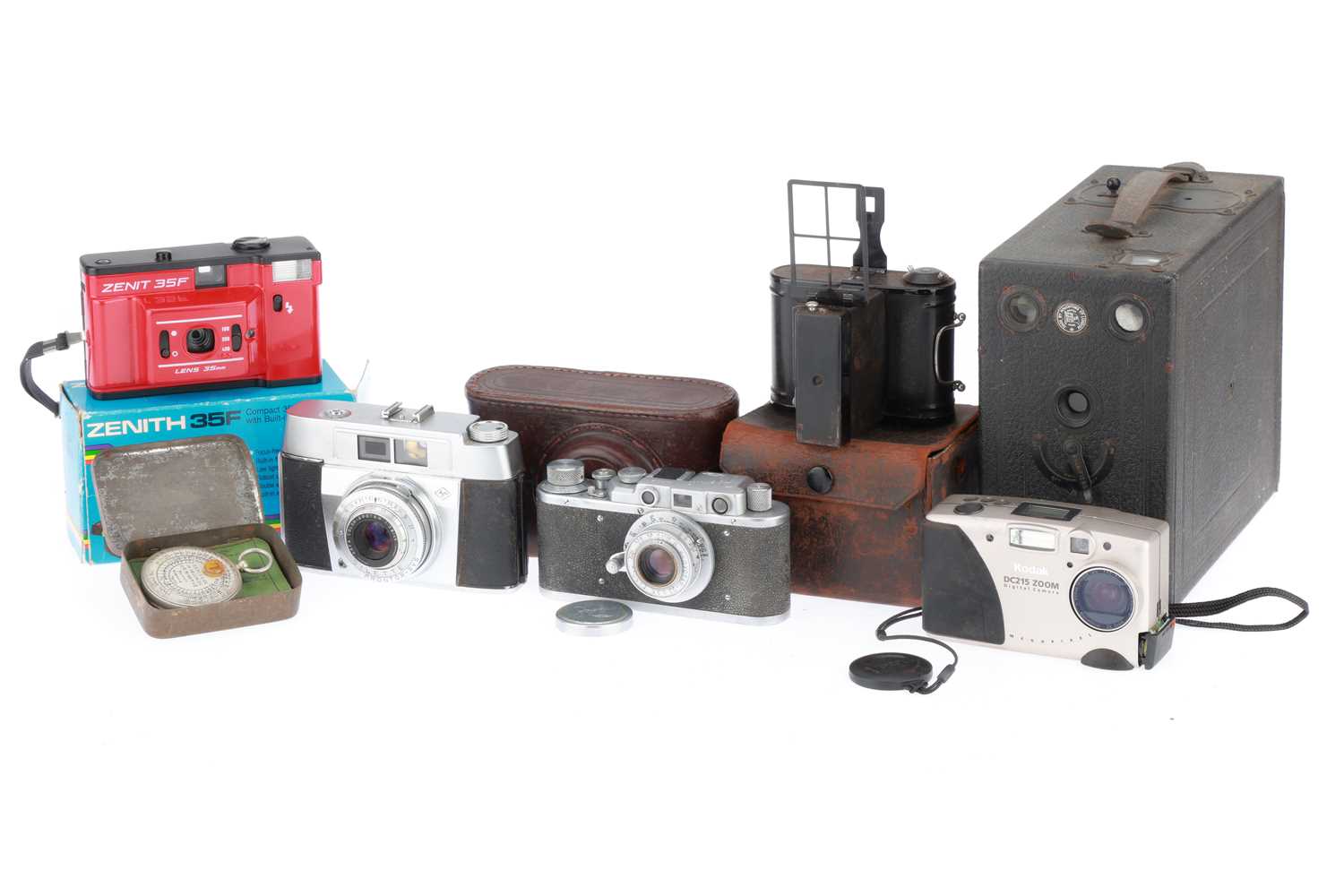 Lot 155 - A Selection of Mixed Cameras,