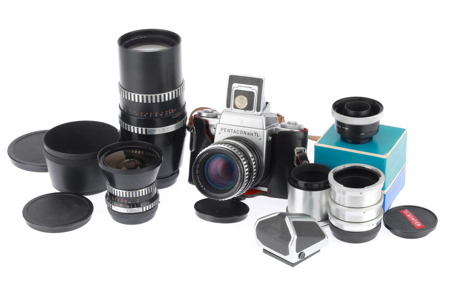 Lot 144 - A Good Pentacon Six TL Camera Outfit,