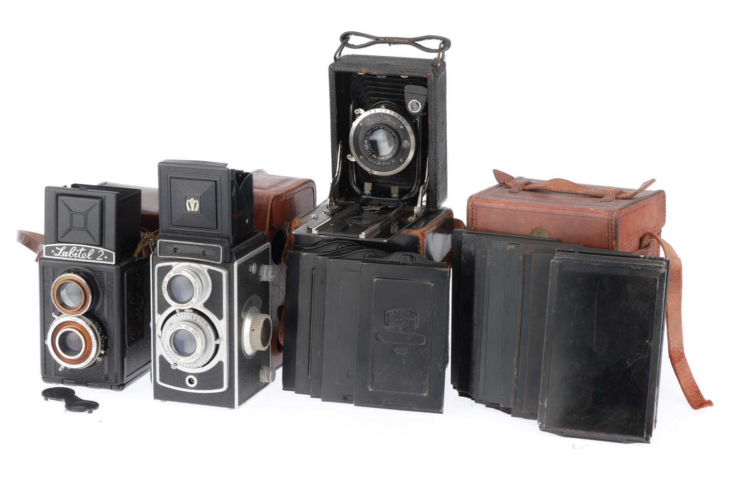 Lot 145 - A Group of Medium Format Cameras,