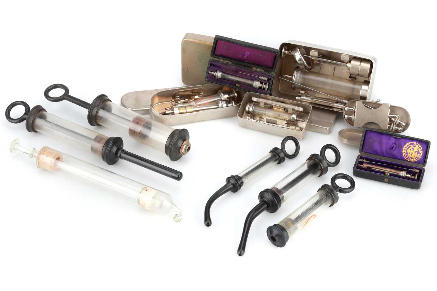 Lot 188 - A Collection of Syringes,