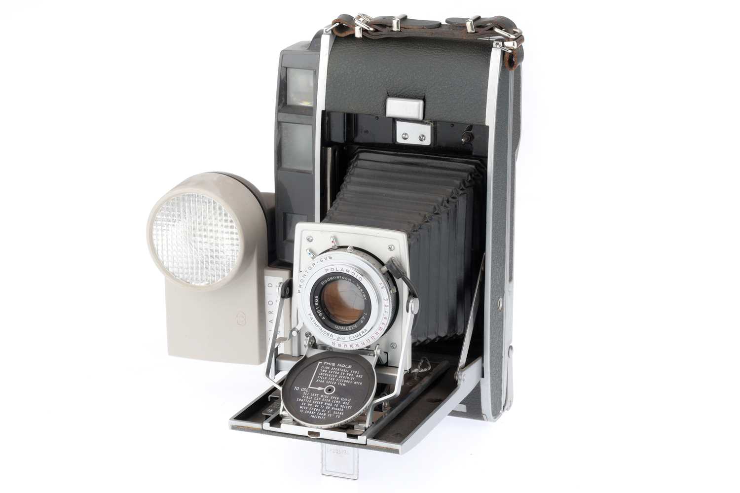 Lot 291 - A Polaroid 110B Folding Instant Film Camera,