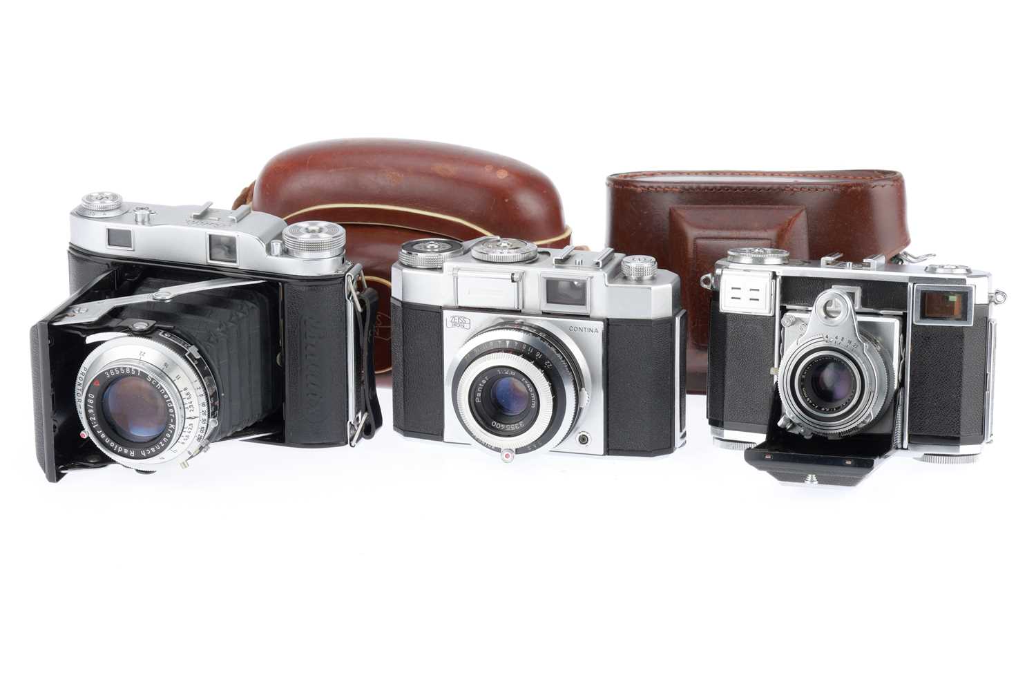 Lot 358 - A Group of Folding Cameras,