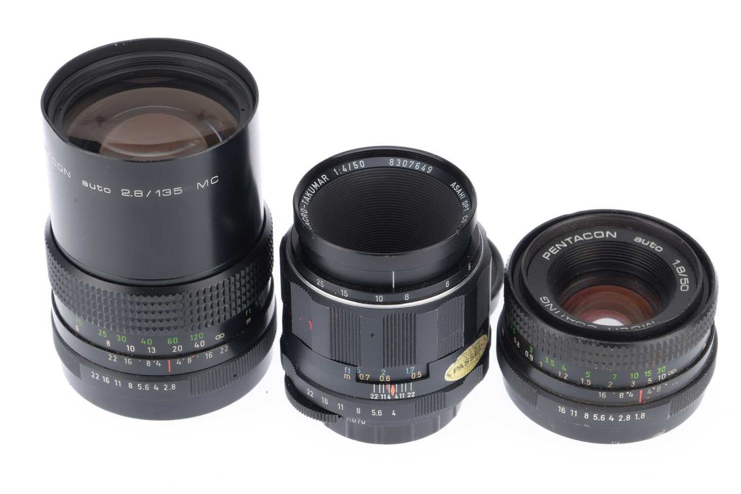 Lot 189 - A Group of M42 Prime Lenses,