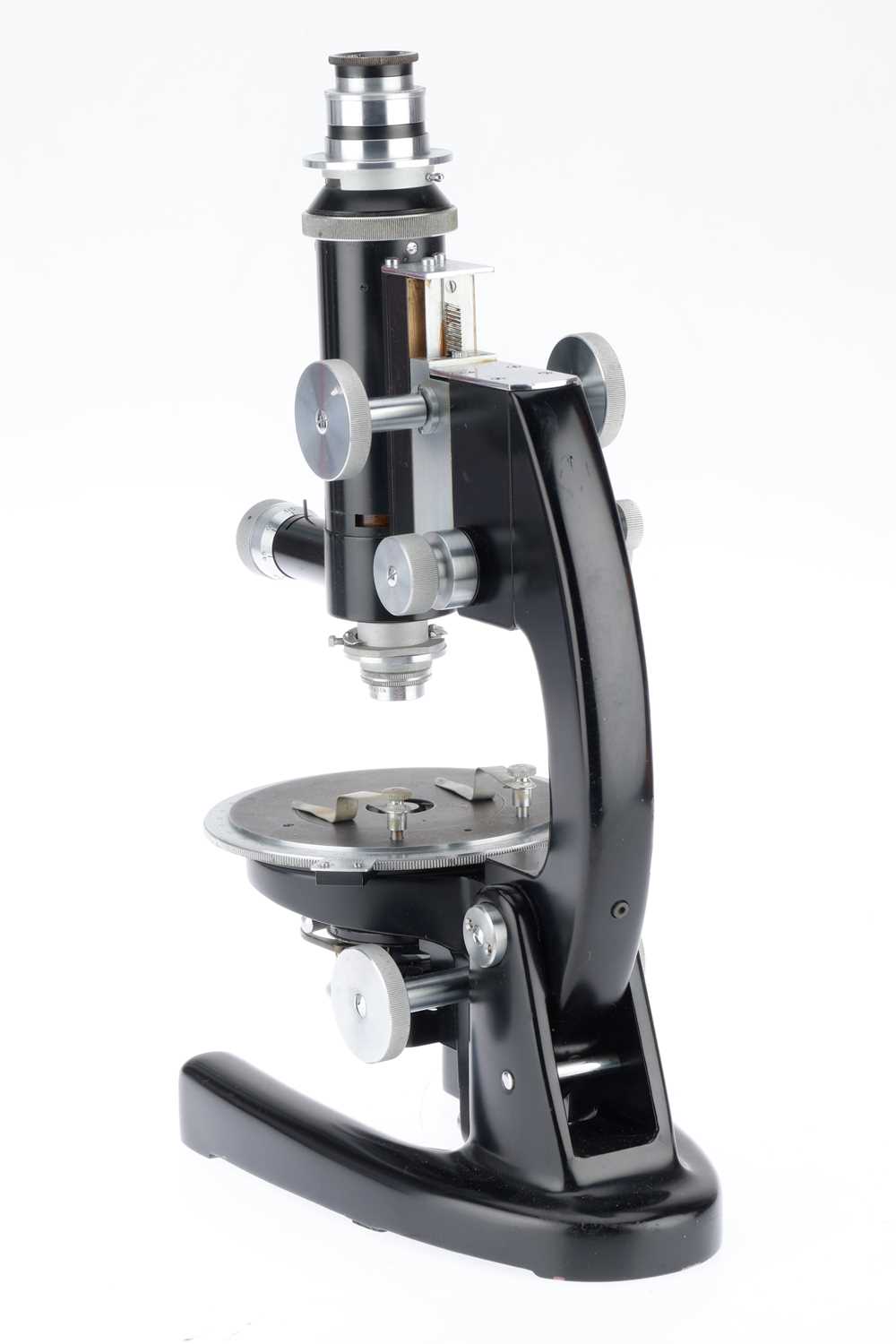 Lot 450 - Large Polarising Microscope By Swift,