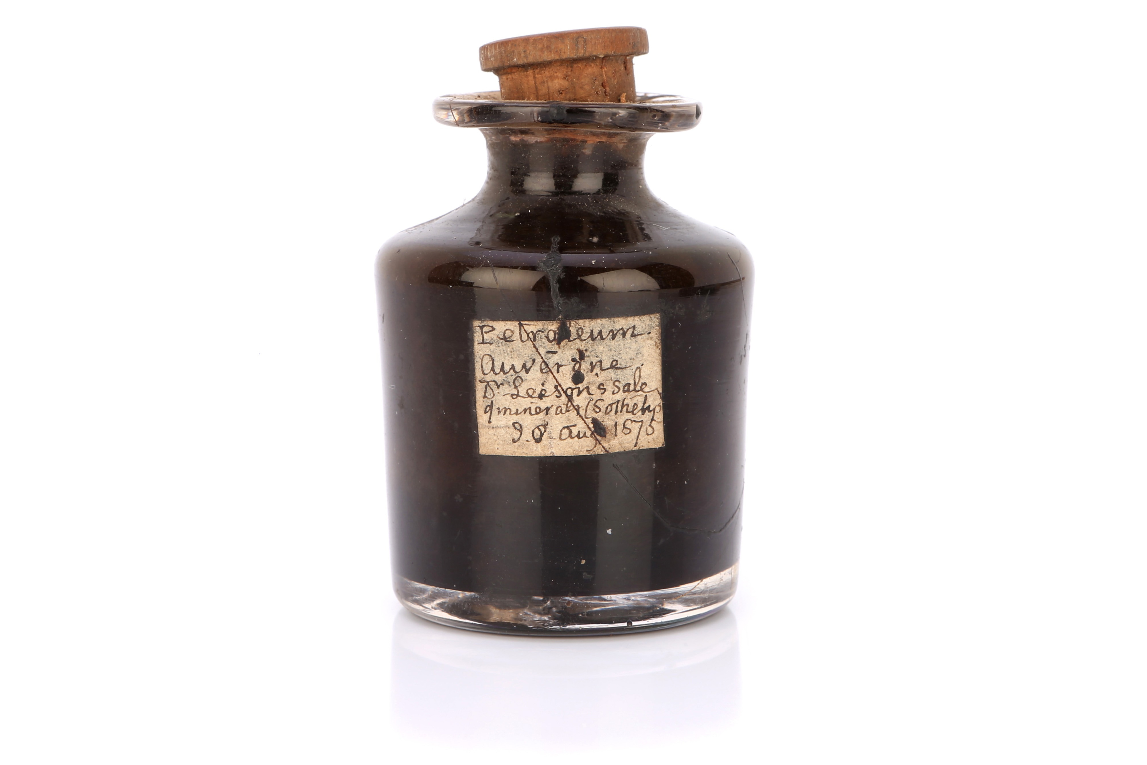Lot 42 - An Unusual Bottle of Petroleum from an 1875