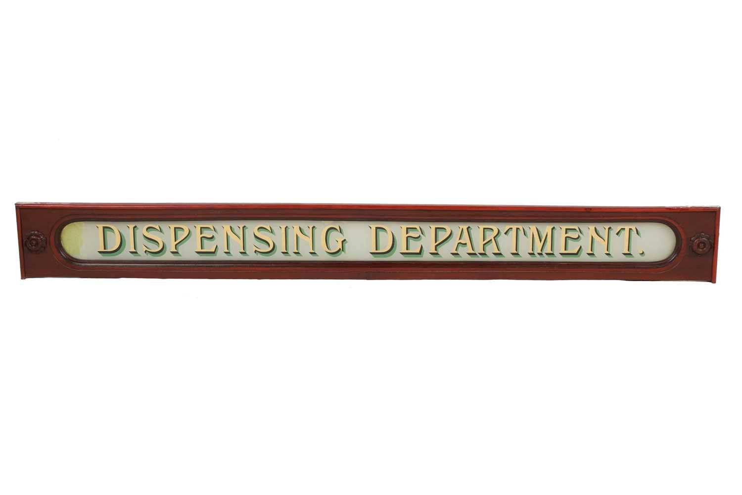 Lot 174 - Victorian Chemist 'Dispensing Department'