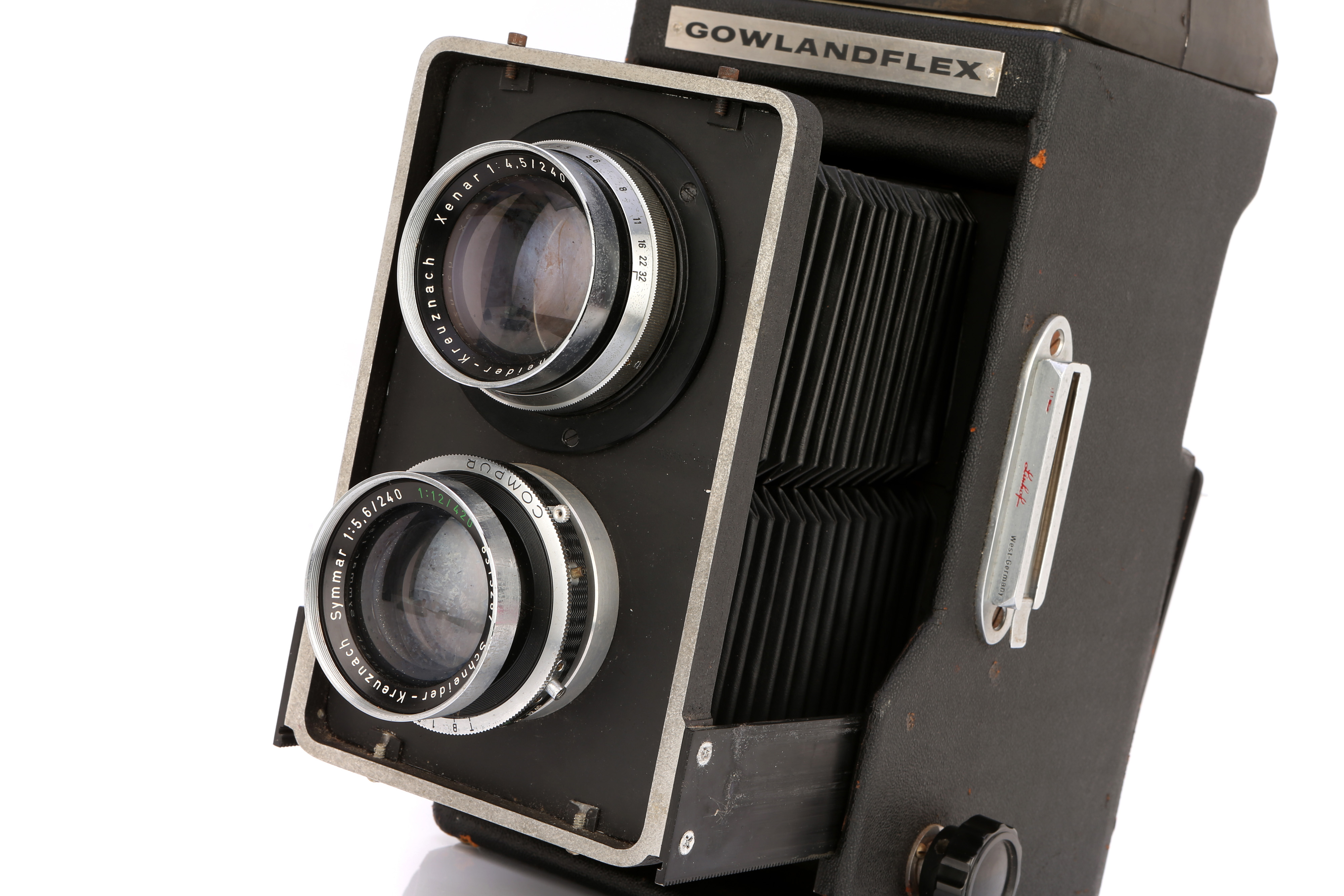 Lot 421 - A Gowlandflex 5x4" TLR Camera,