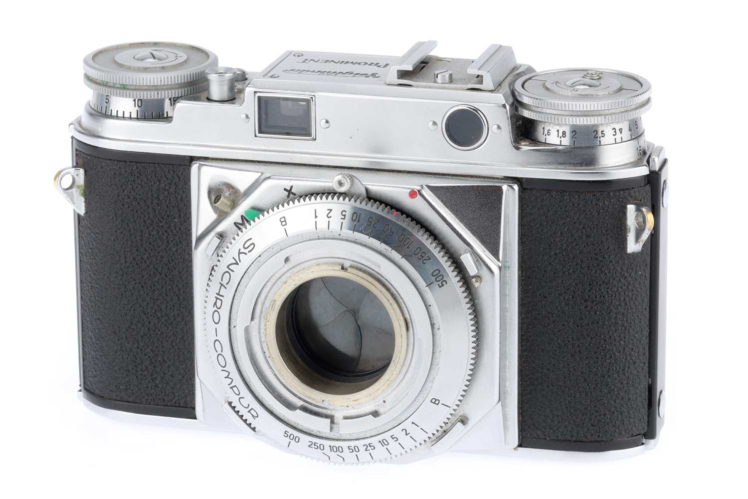 Lot 337 - A Voigtlander Prominent Rangefinder Camera