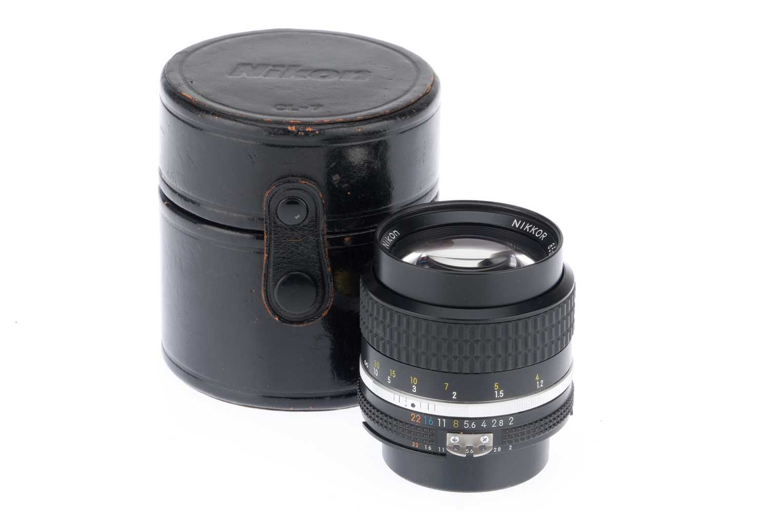 Lot 412 - A Nikon f/2 85mm Ais Lens,