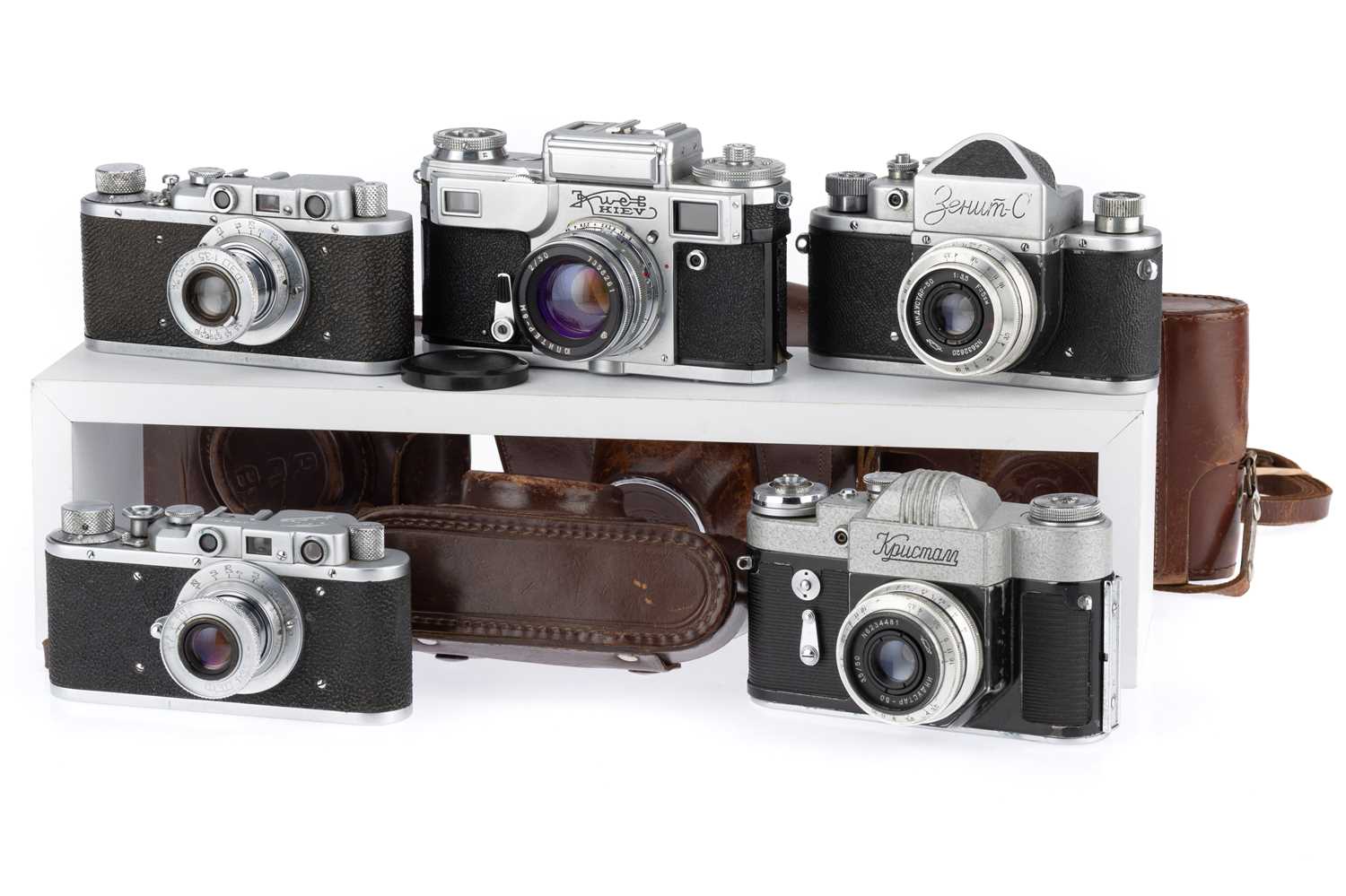 Lot 351 - A Group of Soviet Cameras,