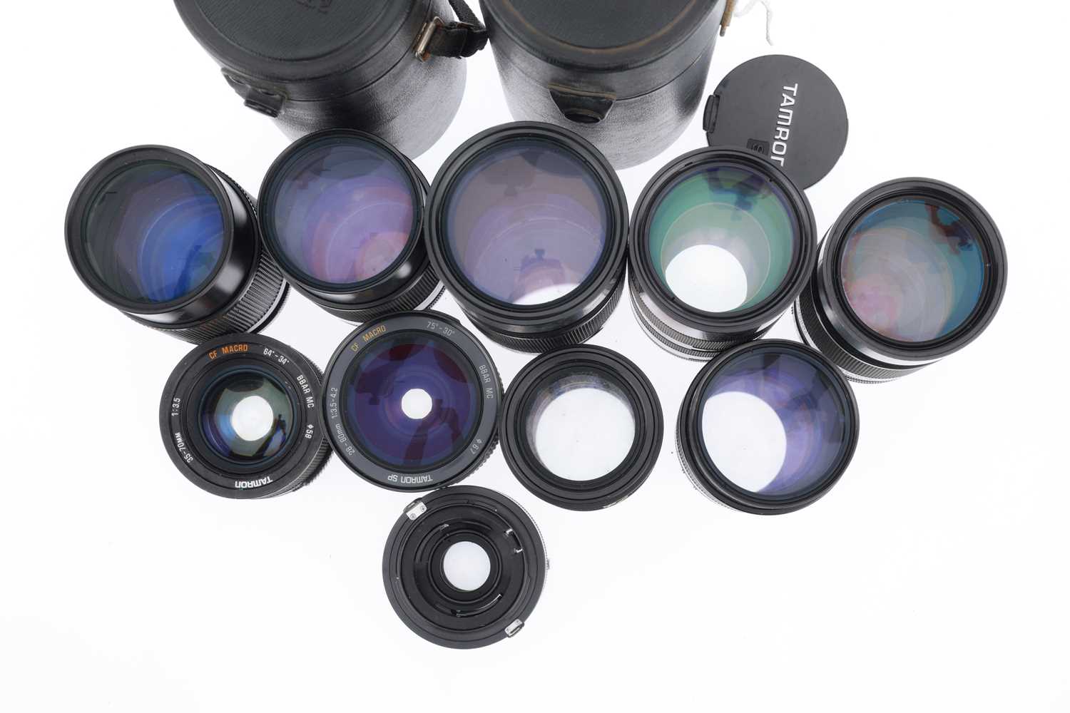 Lot 392 - A Selection of Tamron Adaptall Zoom Lenses,