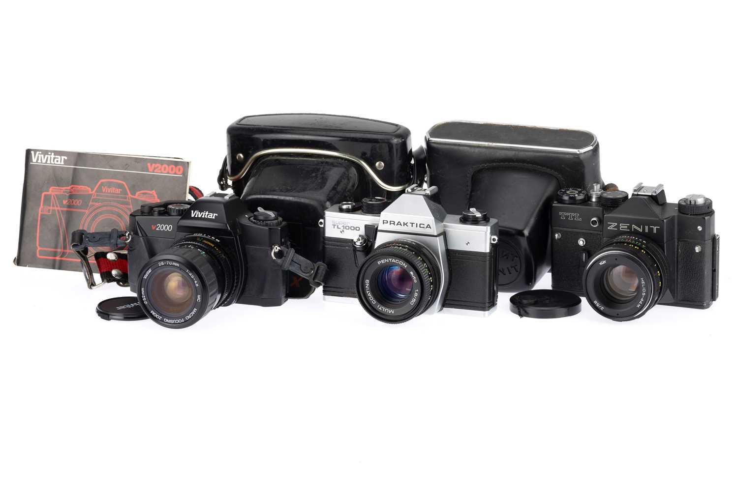 Lot 134 - A Group of 35mm SLR Cameras,
