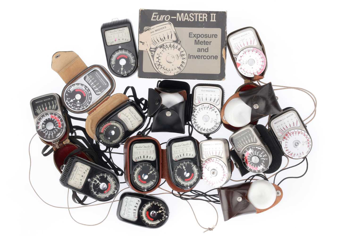 Lot 570 - A Collection of Weston Exposure Meters,