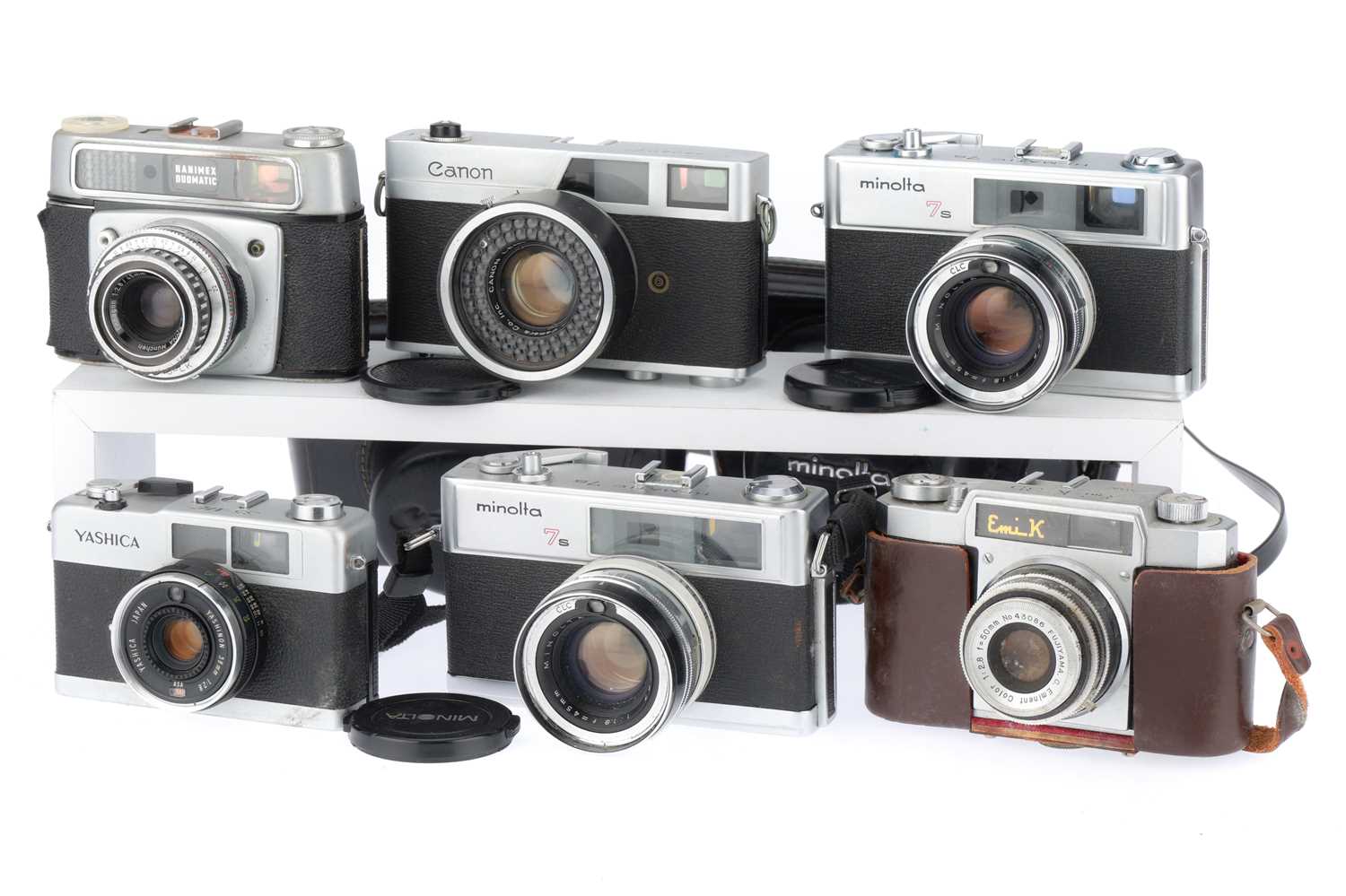 Lot 117 - A Selection of Japanese Fixed Lens Cameras,