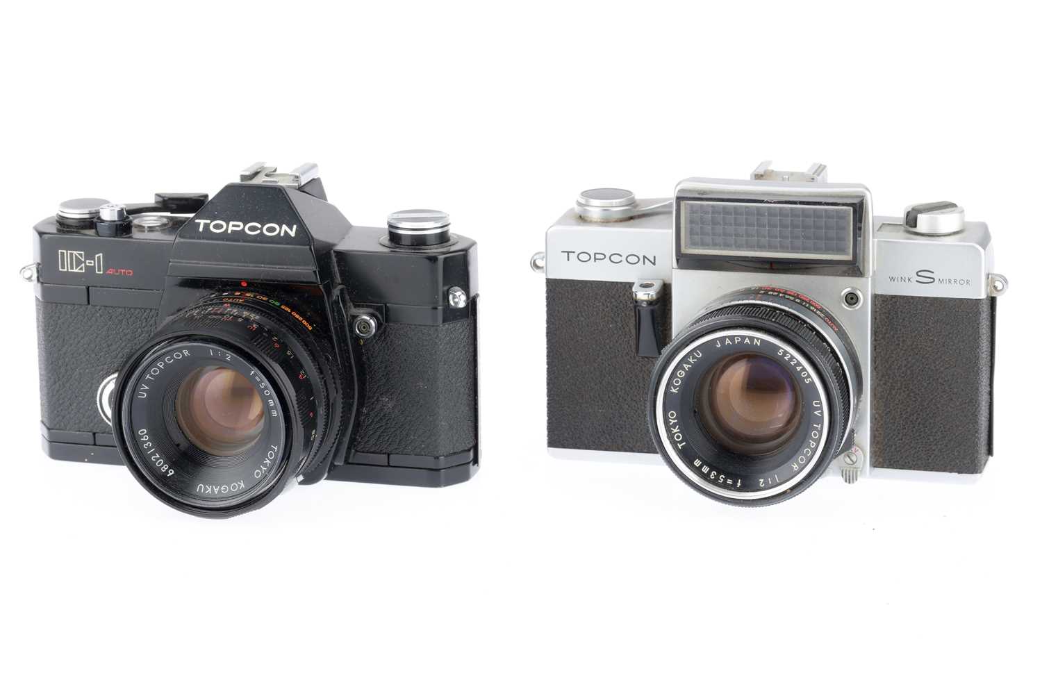 Lot 309 - A Pair of Topcon SLR Cameras,
