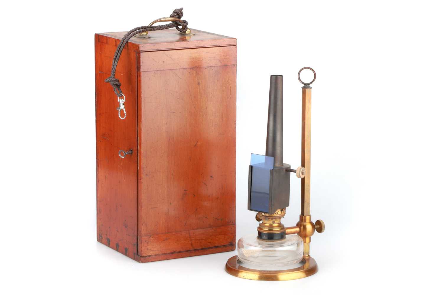 Lot 251 - Watson & Sons, Microscope Oil Lamp,