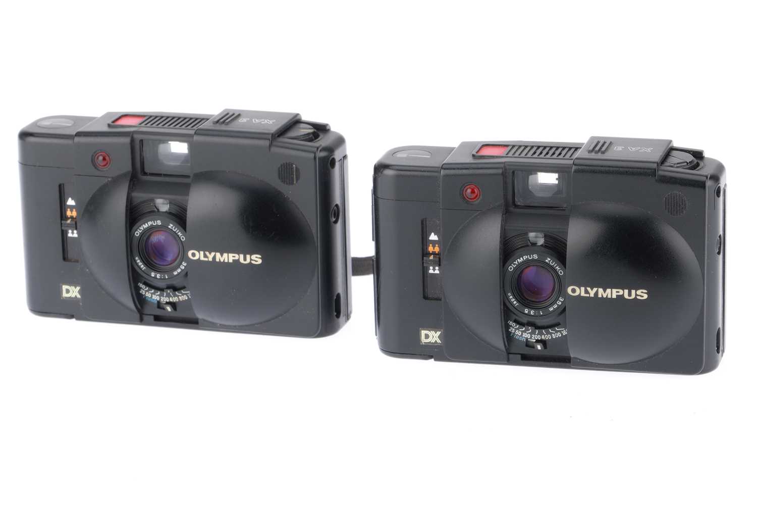 Lot 199 - A Pair of Olympus XA3 Viewfinder Cameras,