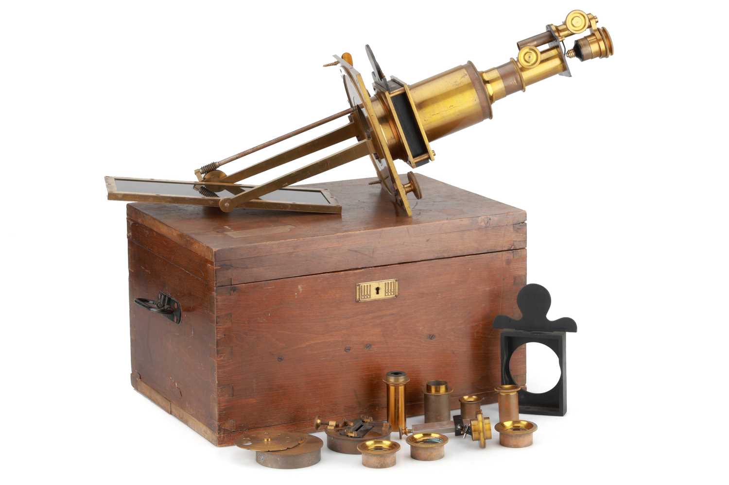 Lot 233 - Large French Solar Microscope,