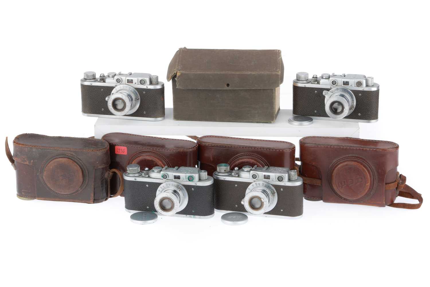 Lot 130 - A Group of FED 1 Rangefinder Cameras,