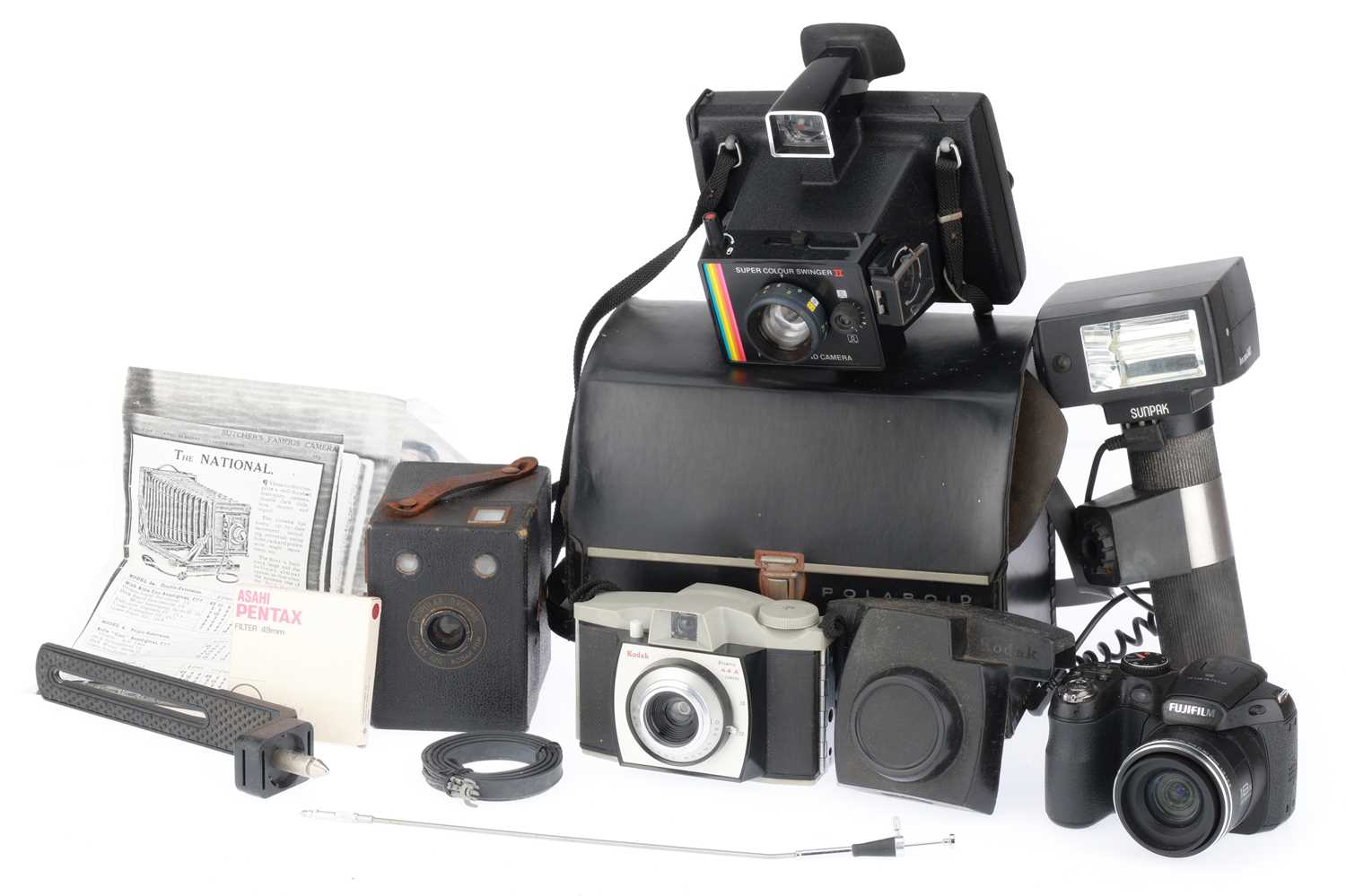 Lot 160 - A Mixed Selection of Cameras,