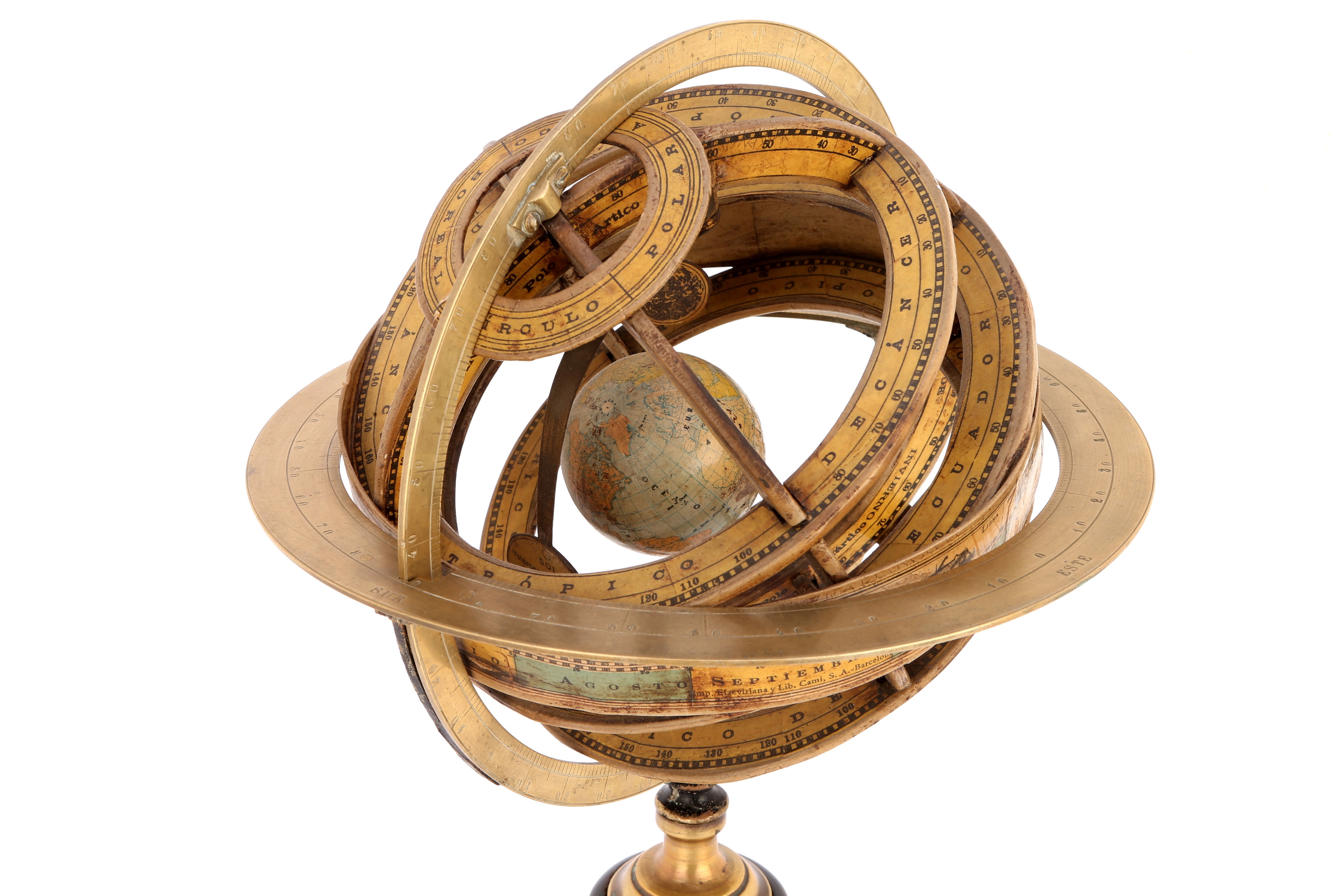 Lot 66 - A Spanish Armillary Sphere,