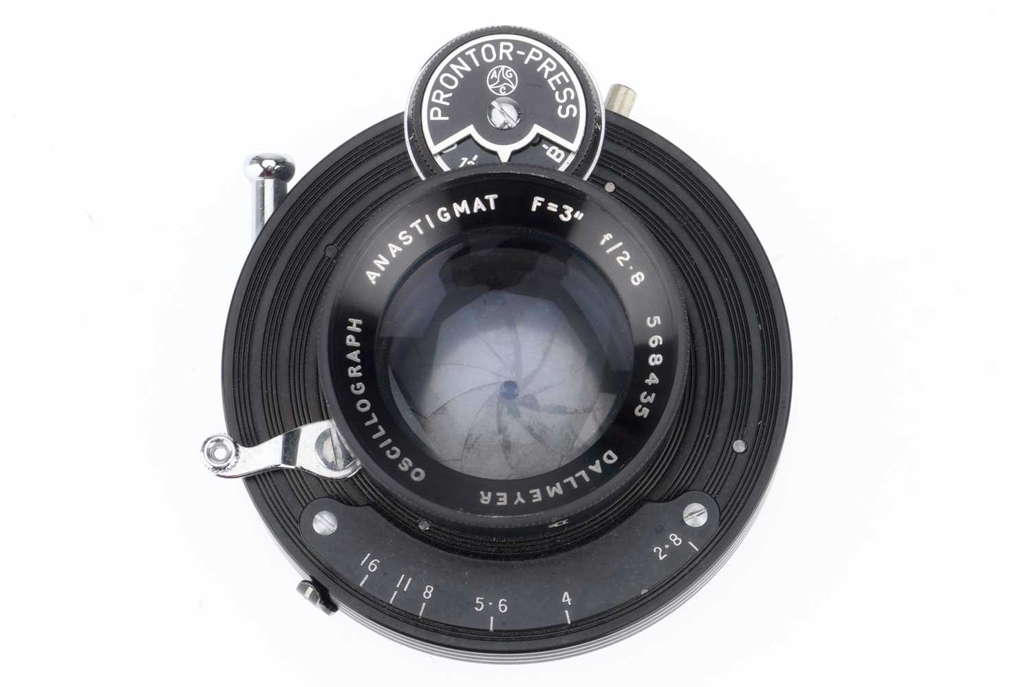 Lot 478 - A Dallmeyer Oscillograph Anastigmat 3" f/2.8