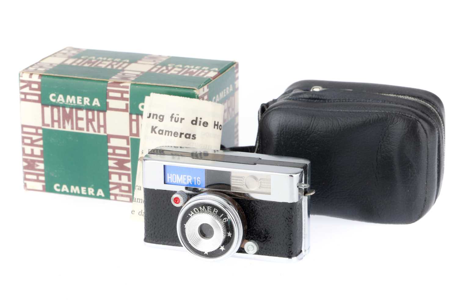 Lot 285 - A Homer 16 Miniature Camera,