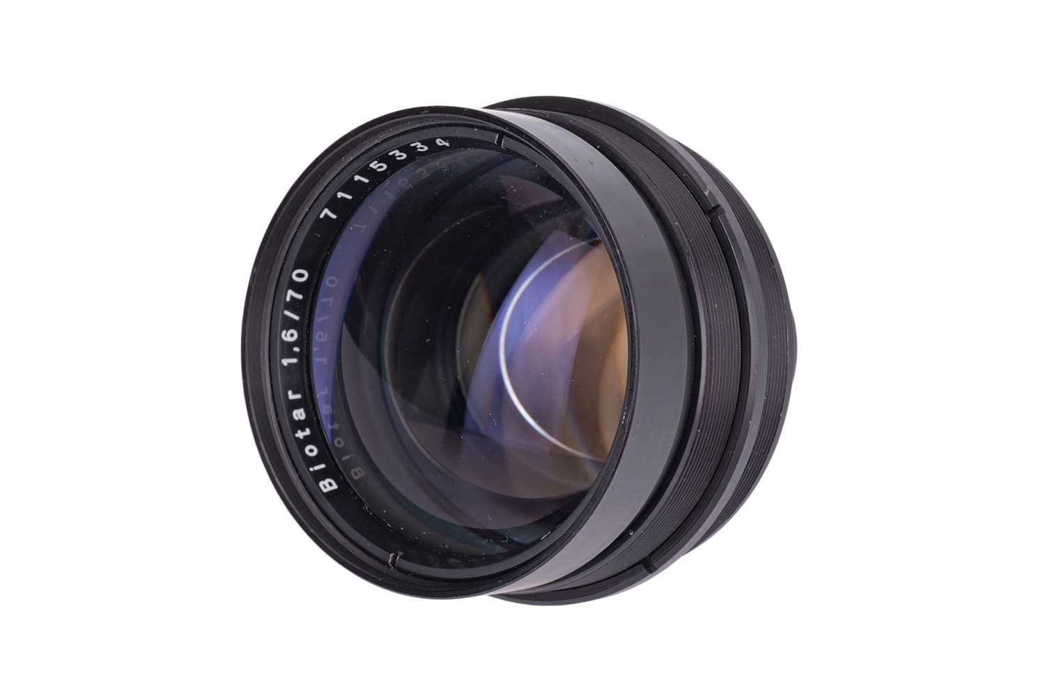 Lot 278 - A Carl Zeiss Jena Biotar 70mm f/1.6 Lens,
