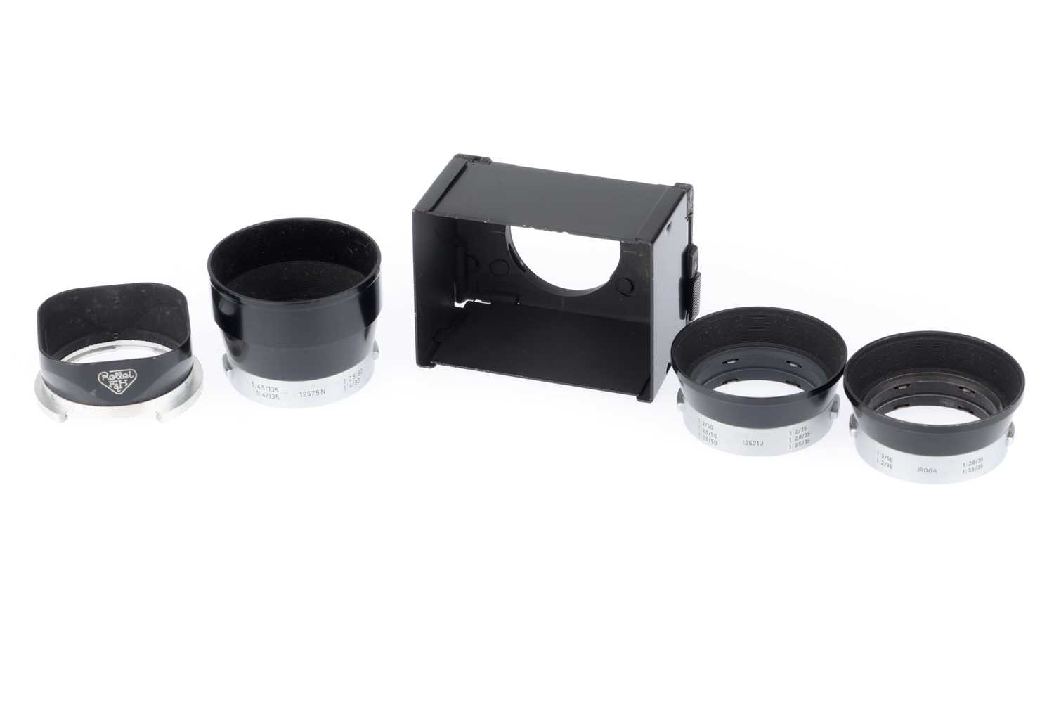 Lot 51 - A Selection of Leitz Lens Hoods,