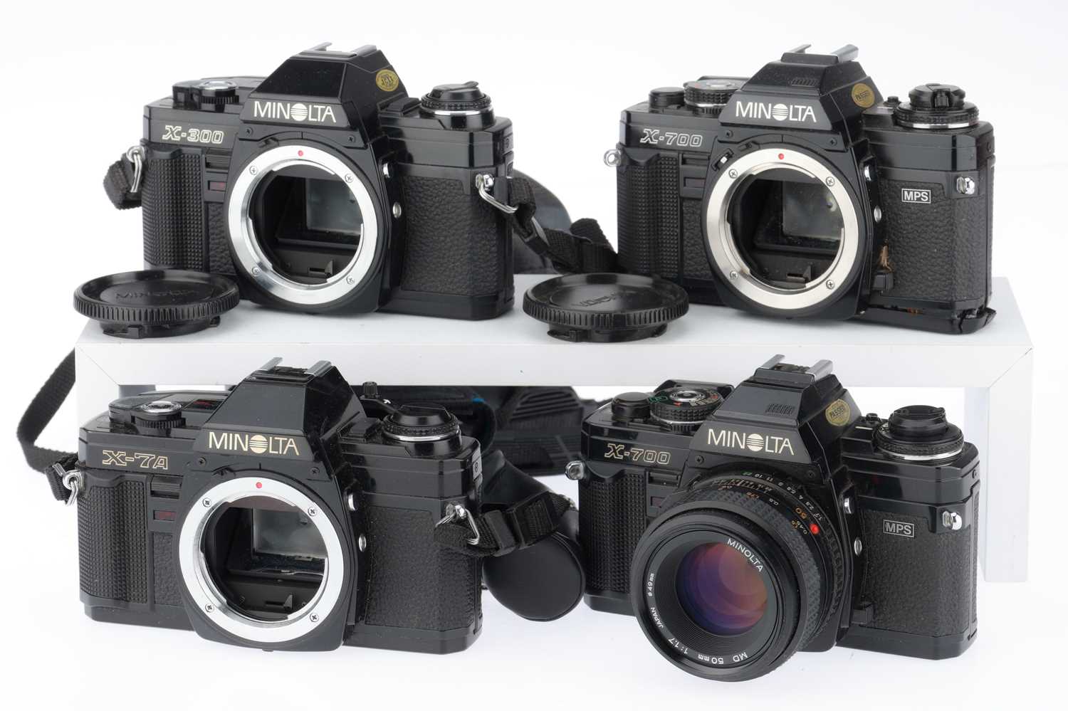 Lot 116 - A Group of Minolta SLR Camera Bodies