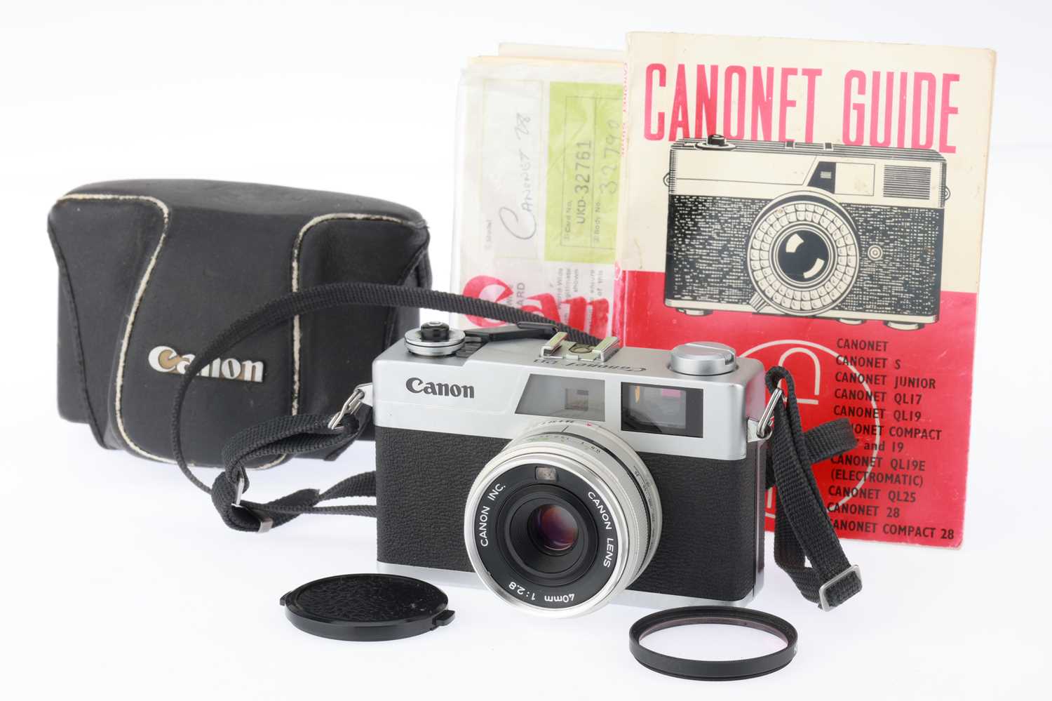 Lot 211 - A Canon Canonet 28 Rangefinder Camera,