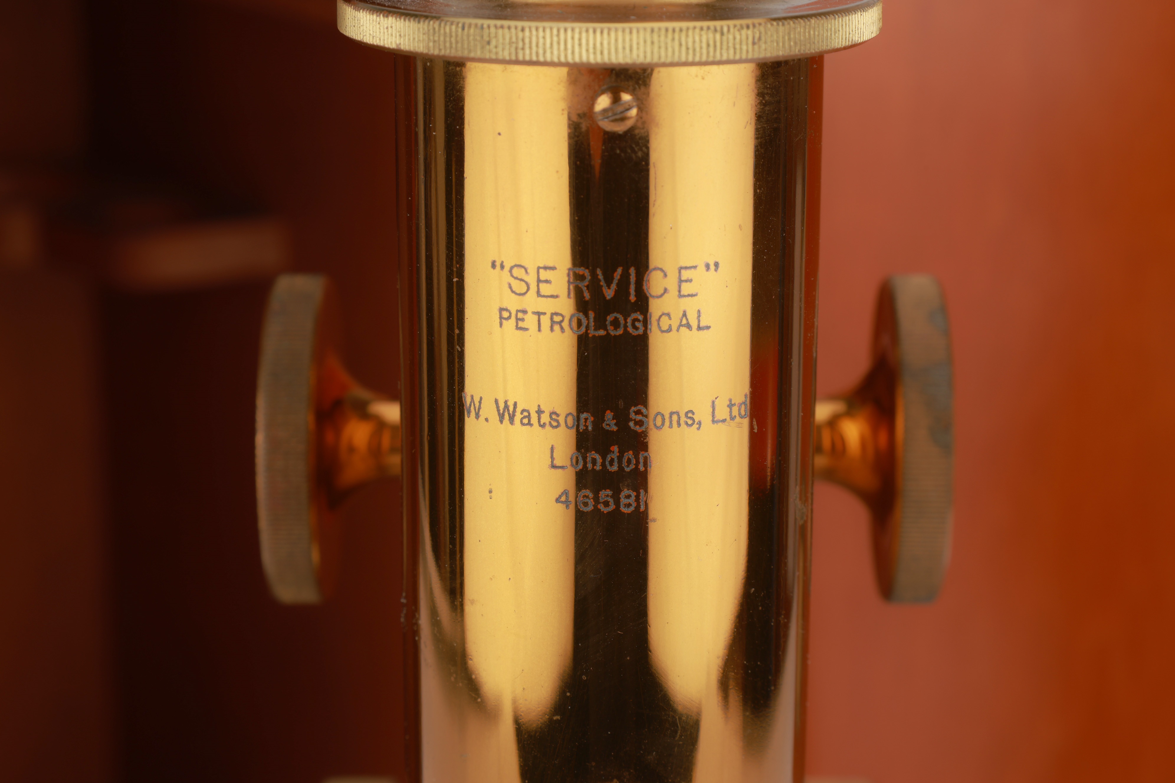 Lot 605 - Watson Service Petrological Microscope,