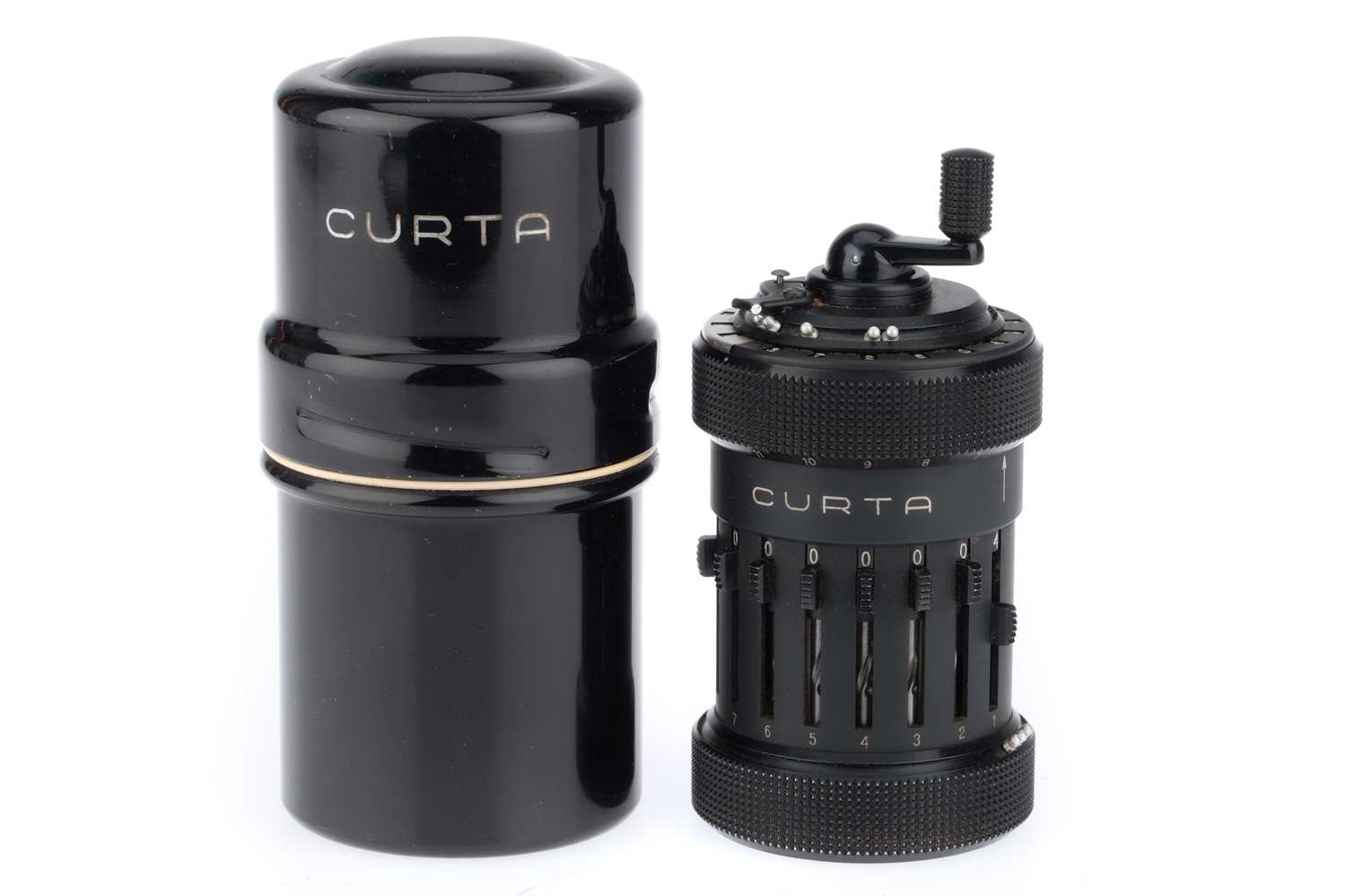 Lot 665 - Curta Type 1 Calculator,