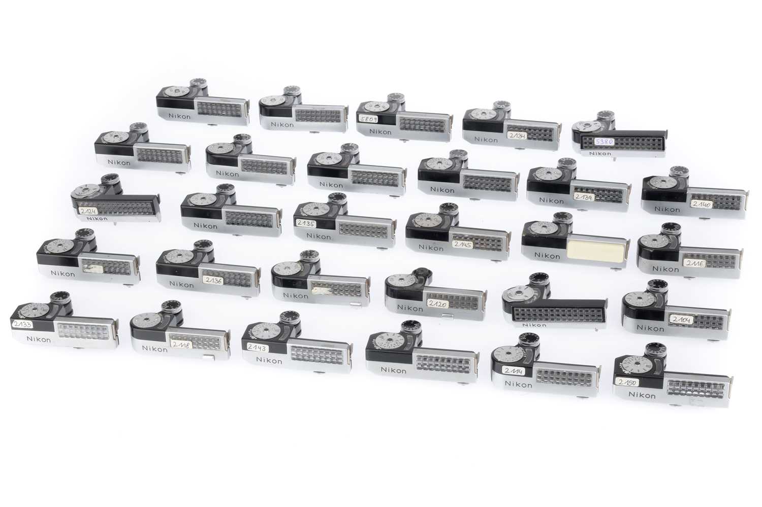 Lot 455 - A Group of Nikon F CDS Camera Mount Exposure