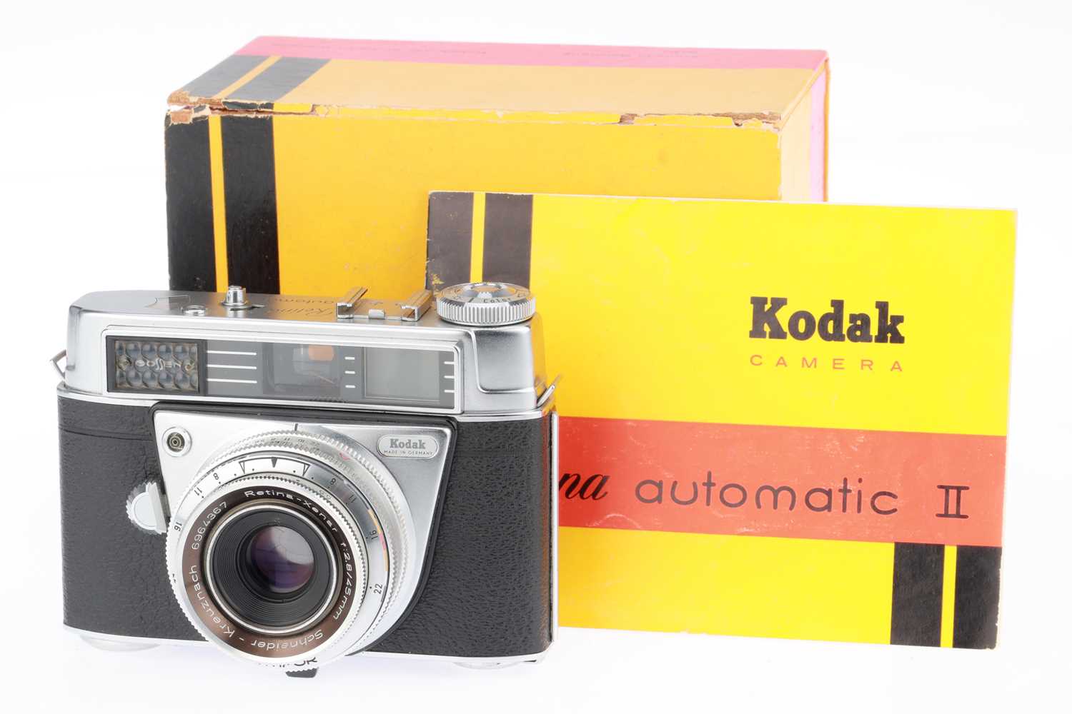 Lot 55 - A Kodak Retina Automatic II 35mm Camera,