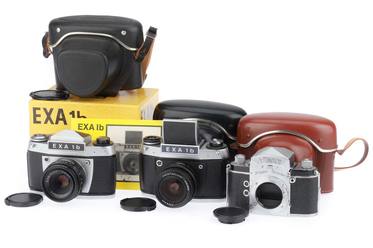 Lot 52 - A Group of Ihagee Exa 35mm Cameras,