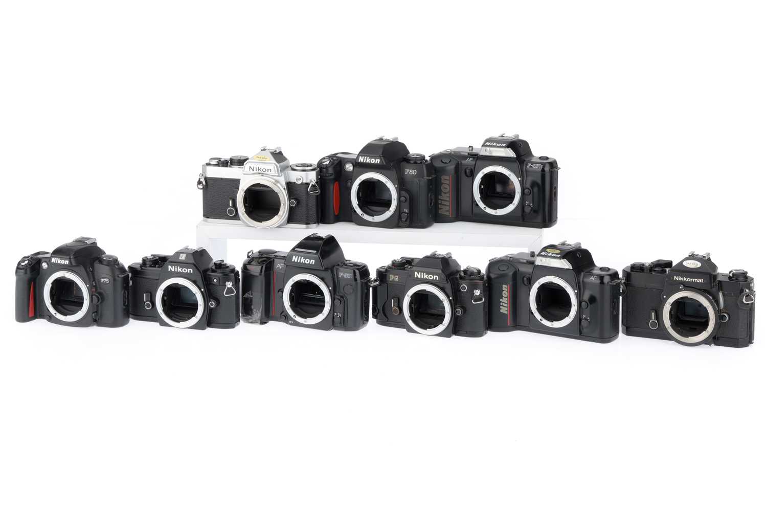 Lot 32 - A Selection of Nikon SLR Camera Bodies,
