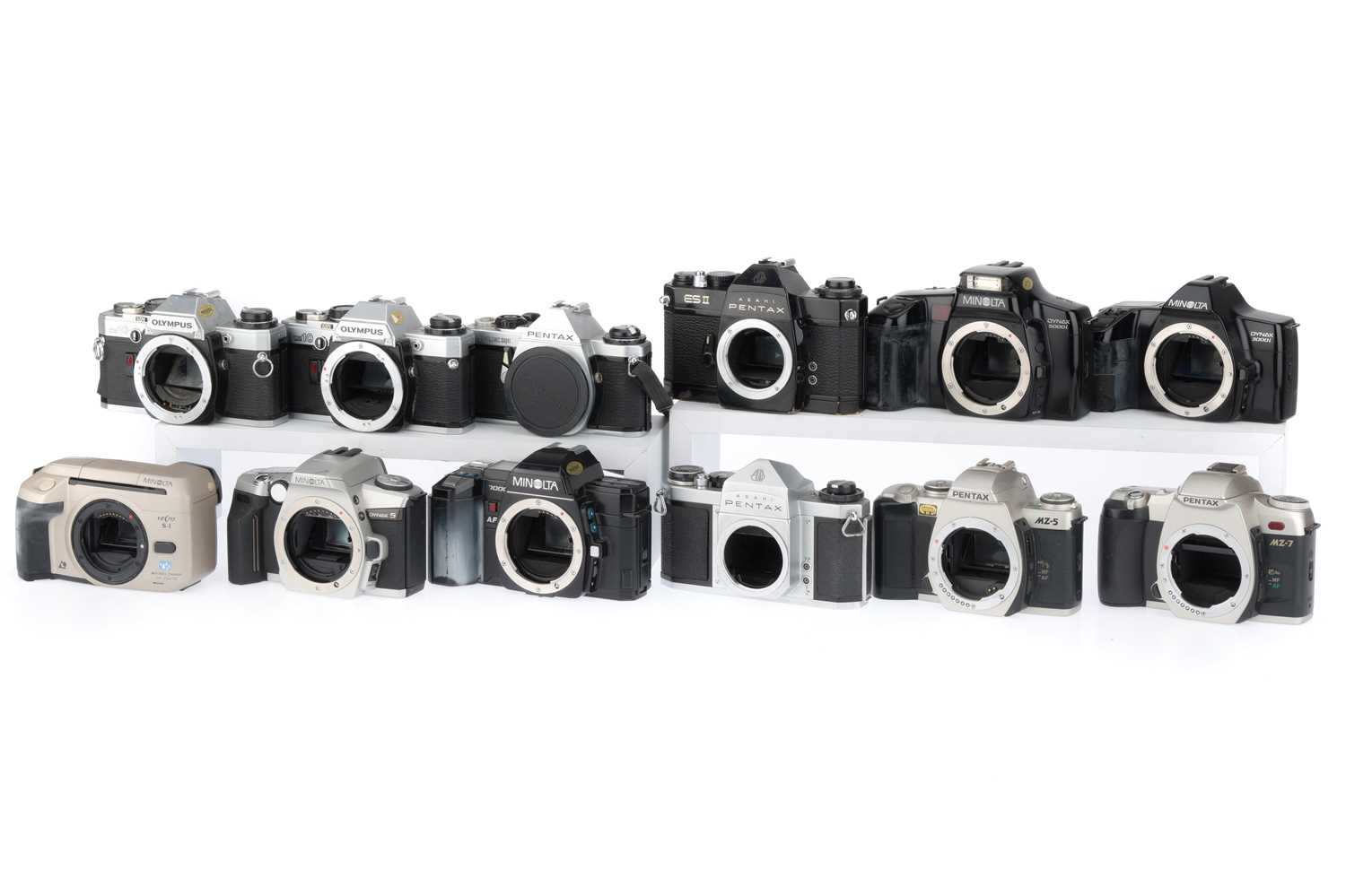 Lot 70 - A Selection of Japanese SLR Camera Bodies,