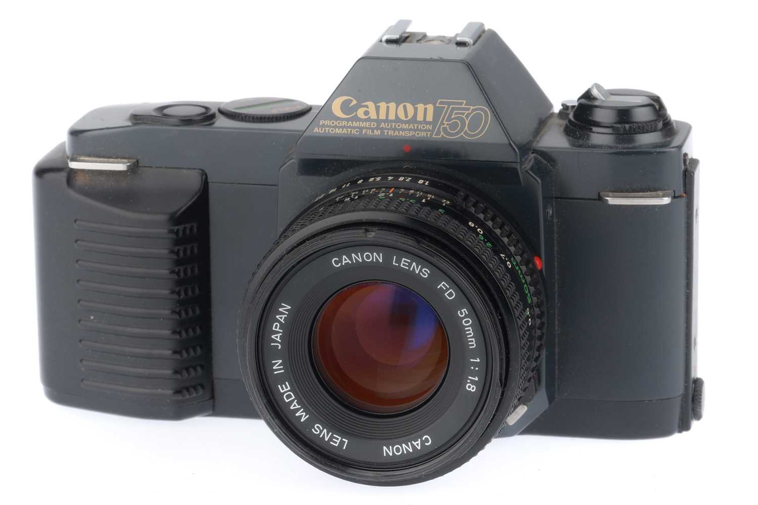 Lot 123 - A Canon T50 35mm SLR Camera,