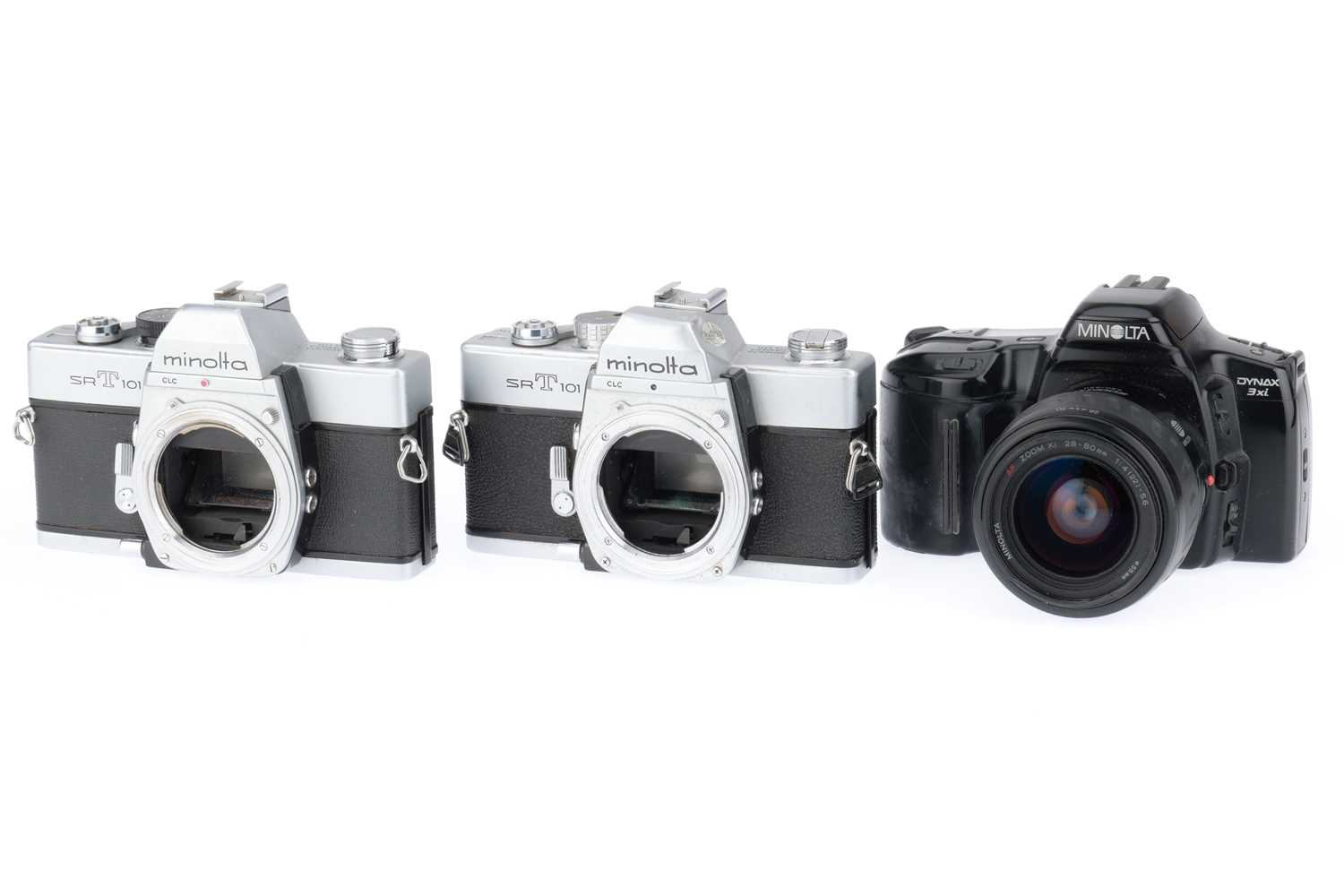 Lot 34 - A Group of Minolta 35mm SLR Cameras,