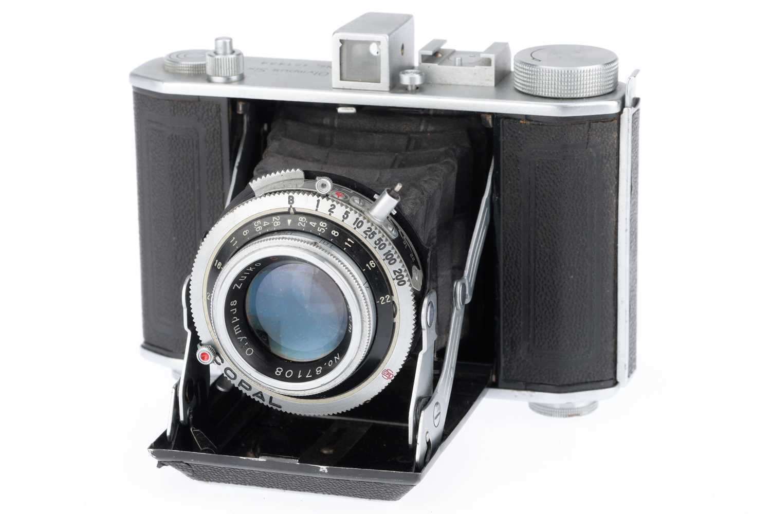 Lot 144 - An Olympus Six Folding Medium Format Camera,