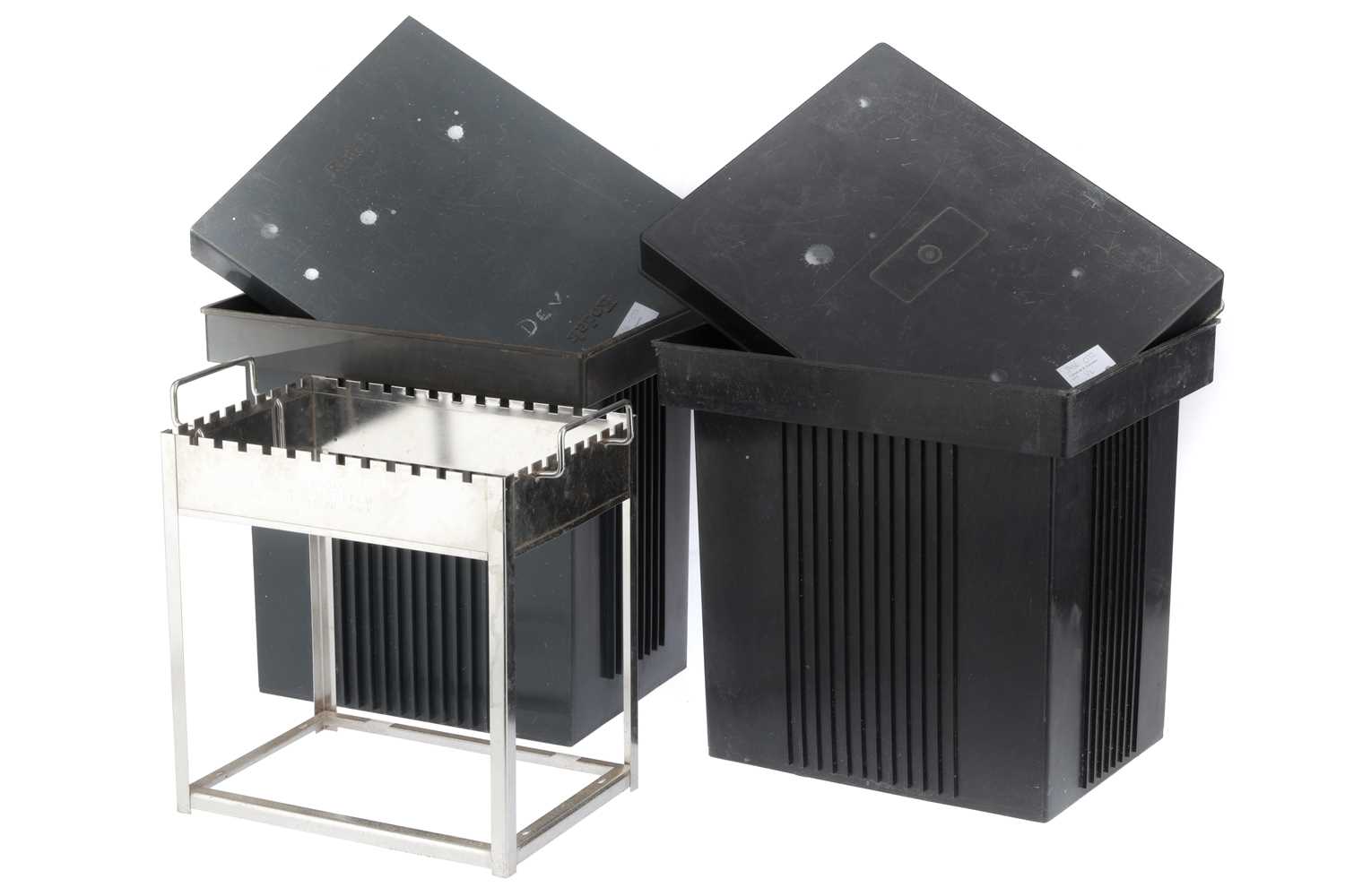 Lot 403 - Two Large Developing Tanks by Kodak