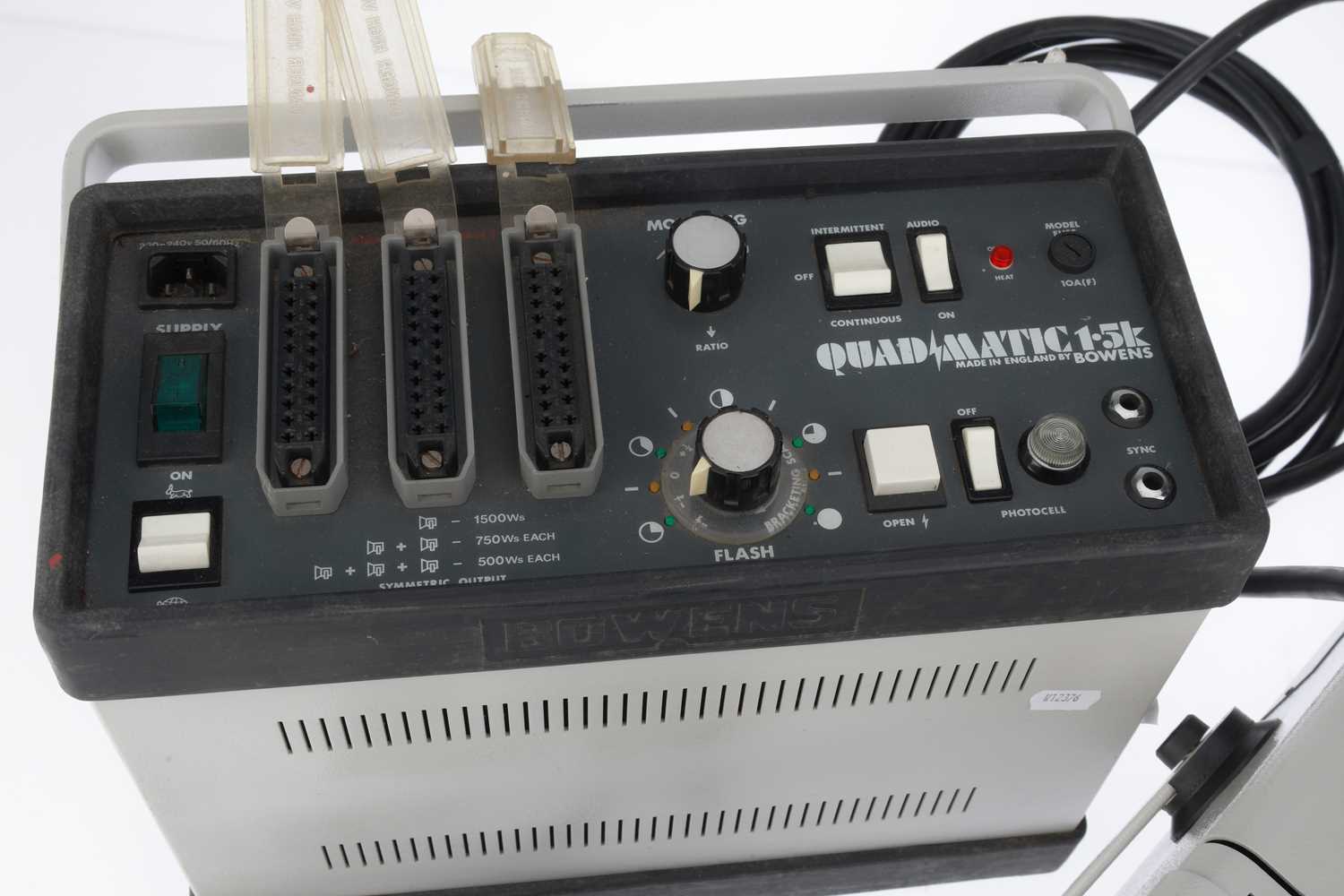 Lot 417 - Bowens Quadmatic Flash Spotlight & Generator,