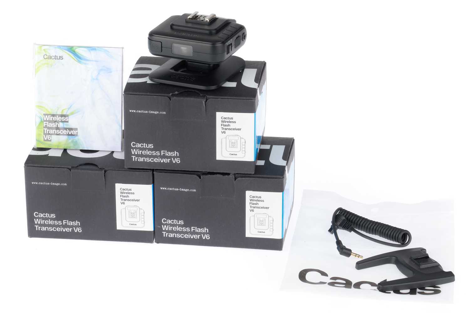 Lot 376 - Three Cactus Wireless Flash Triggers,