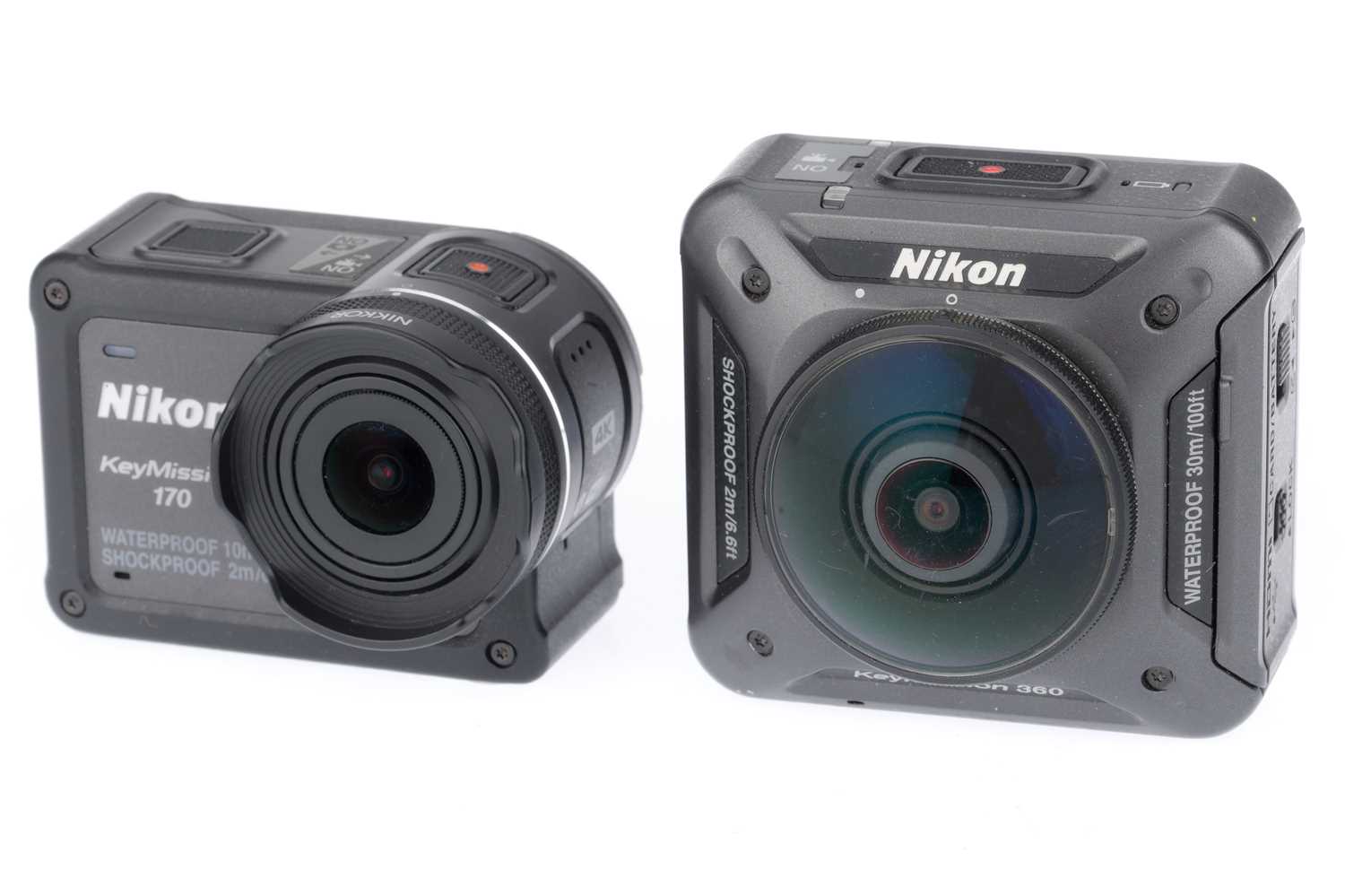 Lot 107 - A Pair of Nikon Digital Action Cameras,